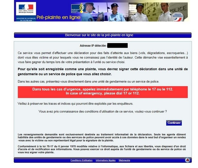 La pré-plainte en ligne étendue à toute la France en 2012 - rtflash.fr ... La pré-plainte en ligne étendue à toute la France en 2012 - rtflash.fr ...